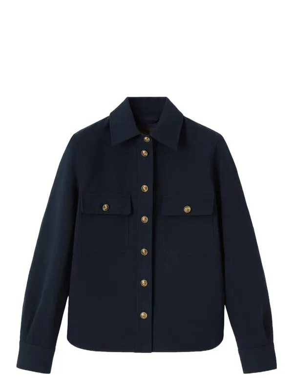 Loro Piana Kaylan Shirt Jacket - Navy Blue