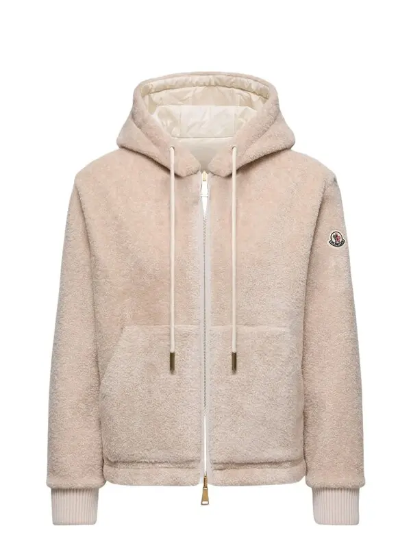 Moncler Reversible Padded Hoodie - White