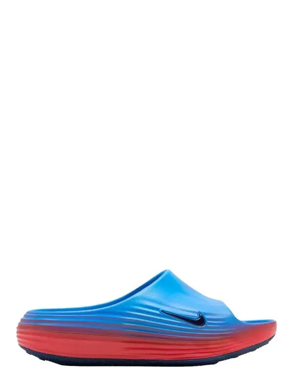 Nike Swoosh Logo Plaque Sandals - Red