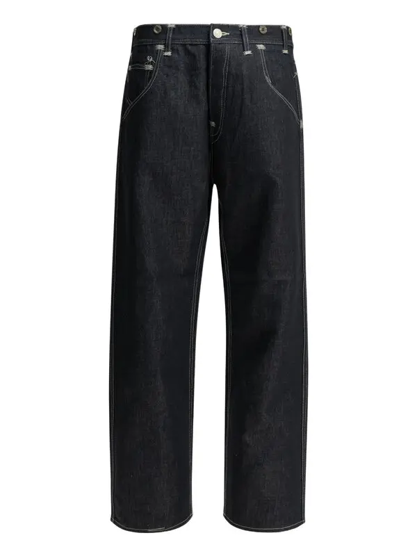 Junya Watanabe X Levi's Wide-leg Workwear Jeans - Black