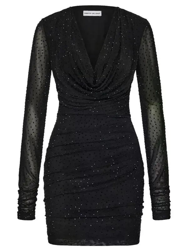 Rebecca Vallance Stardust Mini Dress - Black