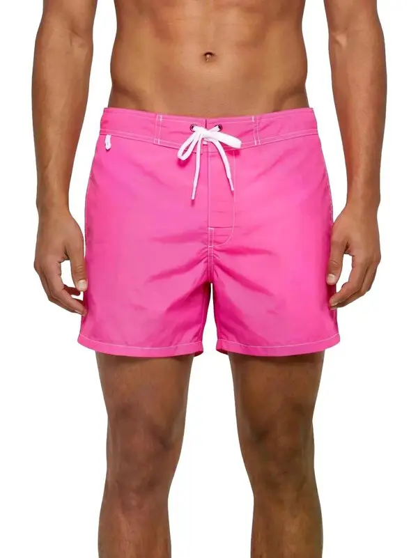 Sundek Logo-patch Swim Shorts - Pink