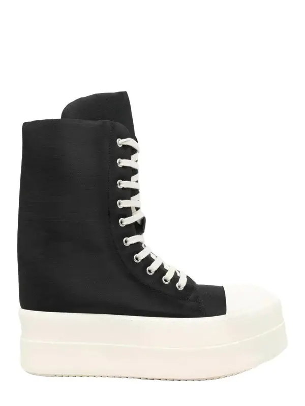 Rick Owens Lace-up Platform Trainers - Black