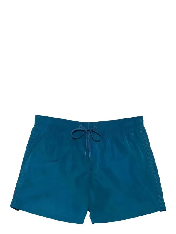 Sundek Logo Patch Swim Shorts - Blue