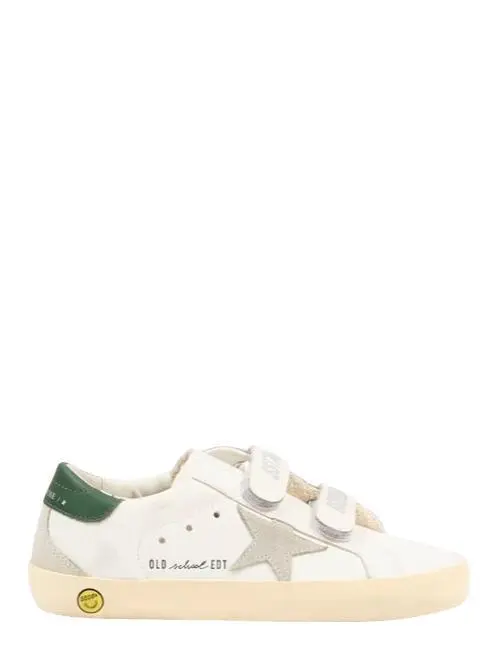 GOLDEN GOOSE Old School Touch-strap Sneakers - White