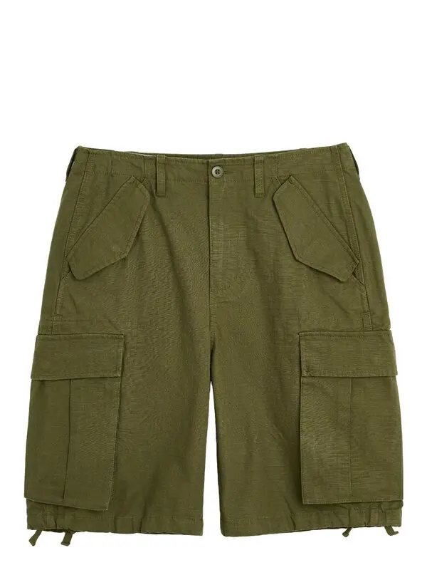 StÜssy Ripstop Cargo Shorts - Olive Green