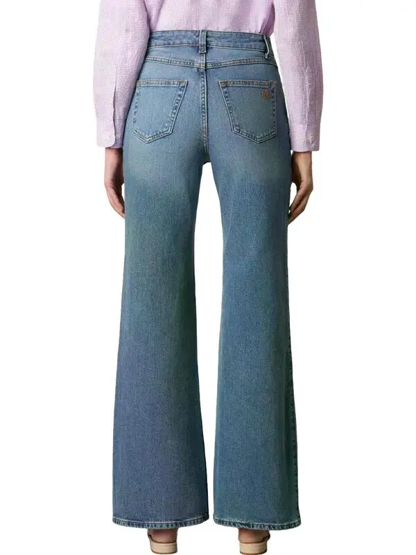 Brooks Brothers Logo-embroidered Jeans - Blue