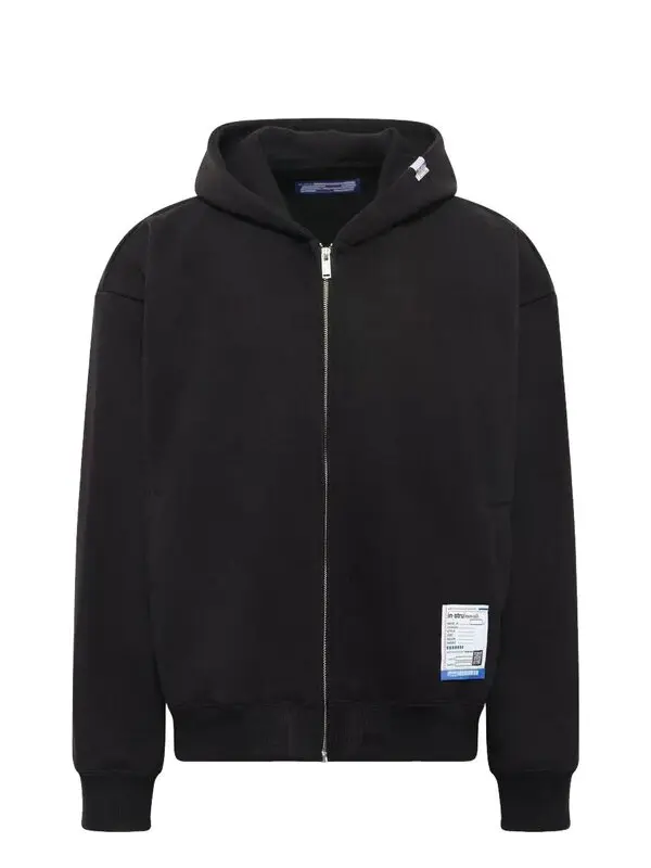Mihara Yasuhiro Instrumental Logo-patch Hoodie - Black