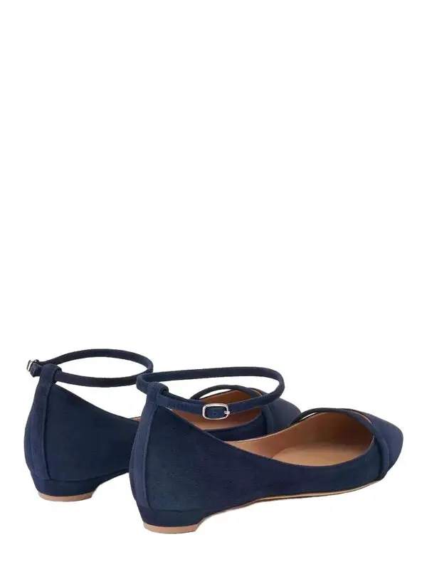 MALONE SOULIERS Mary Ballet Flats - Blue