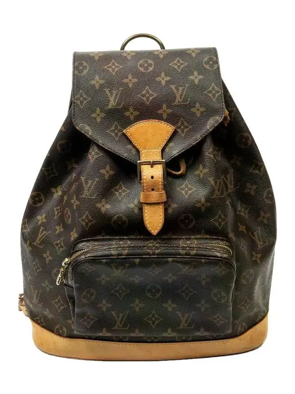 LOUIS VUITTON Monogram Montsouris Backpack - Brown