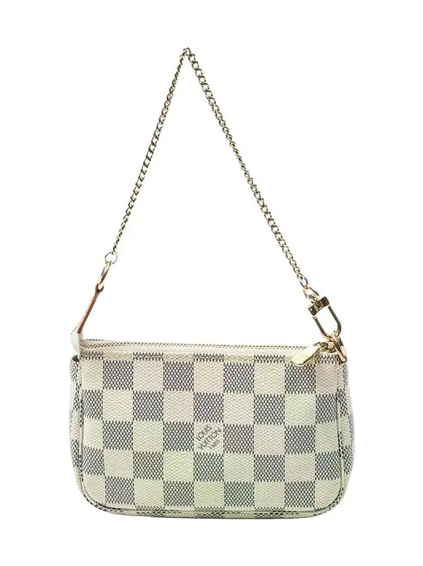 LOUIS VUITTON Mini Pochette Accessoires Clutch Bag - Neutrals