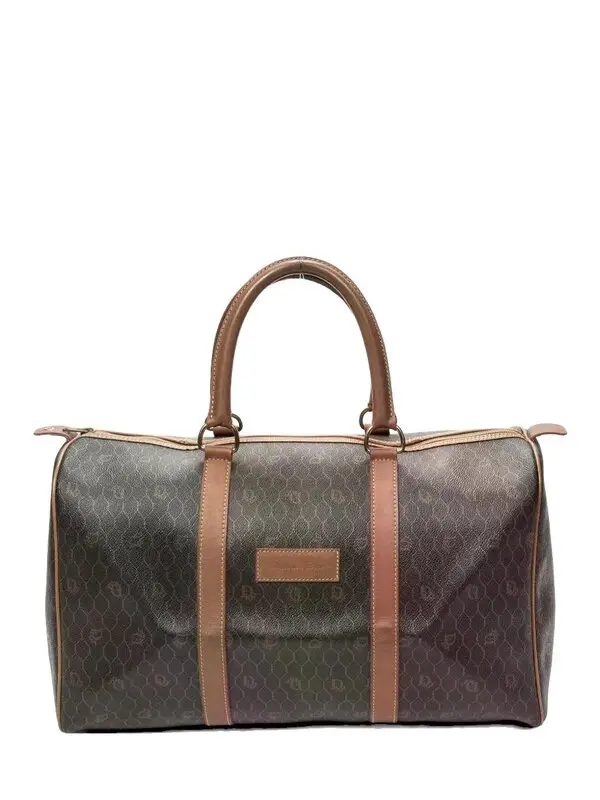 Dior Medium Boston Luggage Bag - Brown