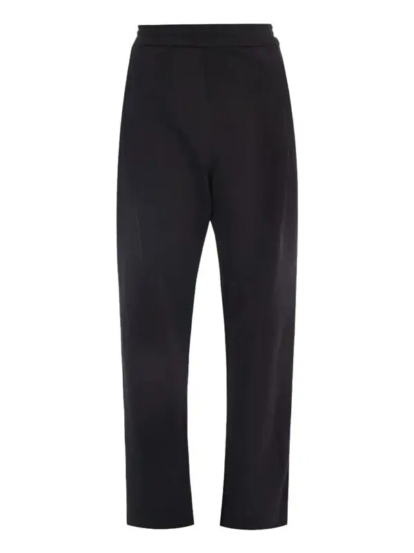 A PAPER KID Crystal-embellished Pleated Trousers - Black
