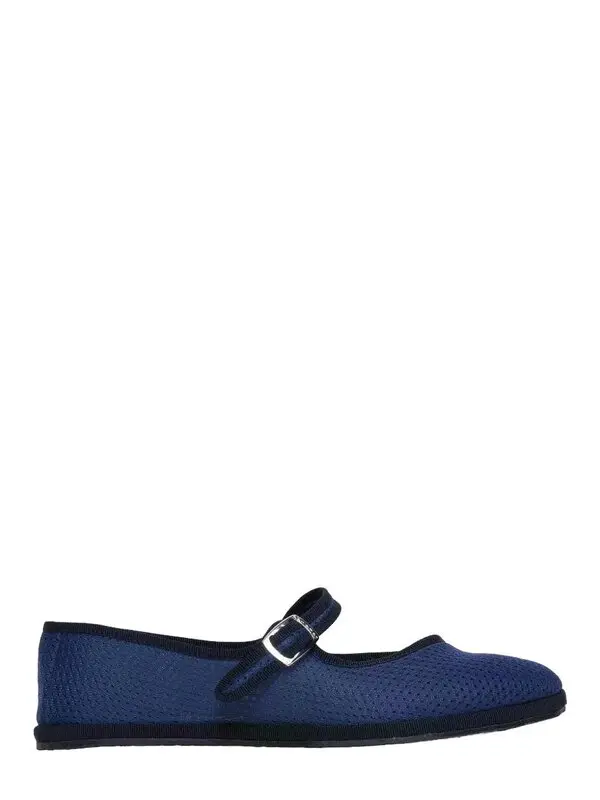 DROGHERIA CRIVELLINI Fu-tabi Mary Jane Ballet Flats - Blue