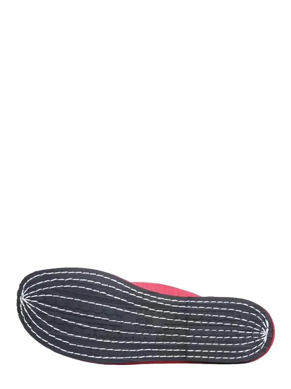 DROGHERIA CRIVELLINI Mesh Elastic-strap Ballet Flats - Red