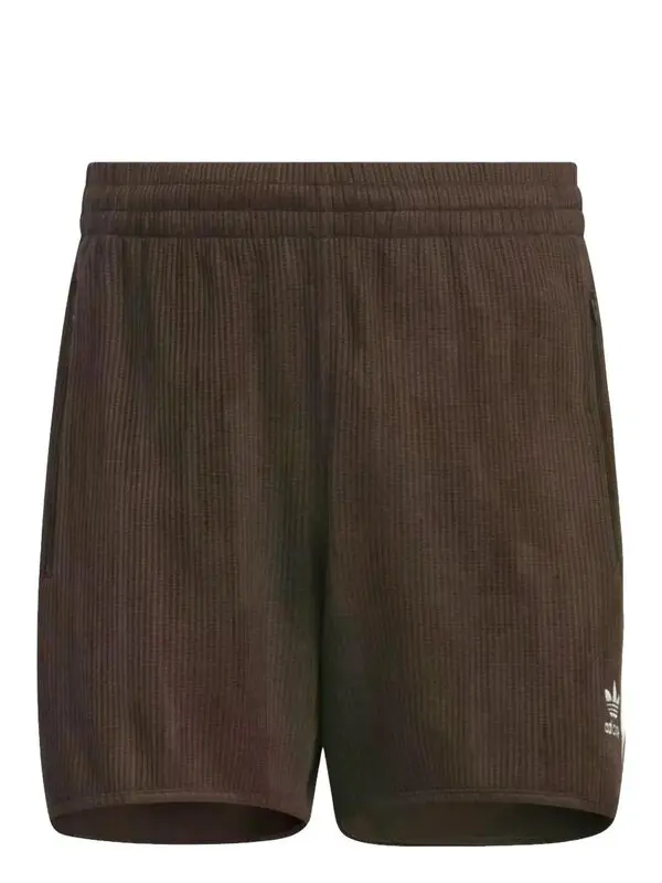 Adidas Waffle-knit Shorts - Brown