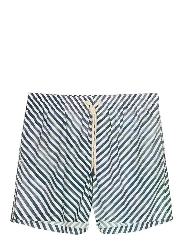 MOSSO SUN WEAR Striped Swim Shorts - Blue