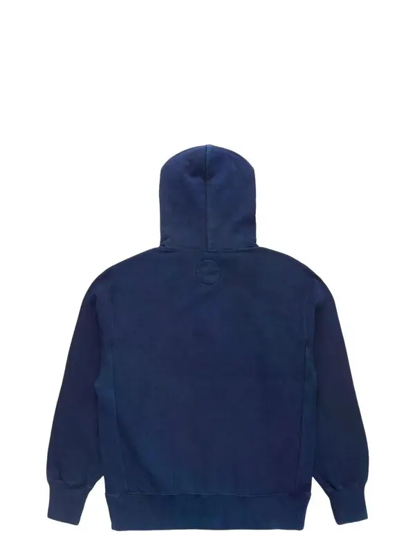 Blue Blue Japan Indigo Dyed Knitted Hoodie - Blue