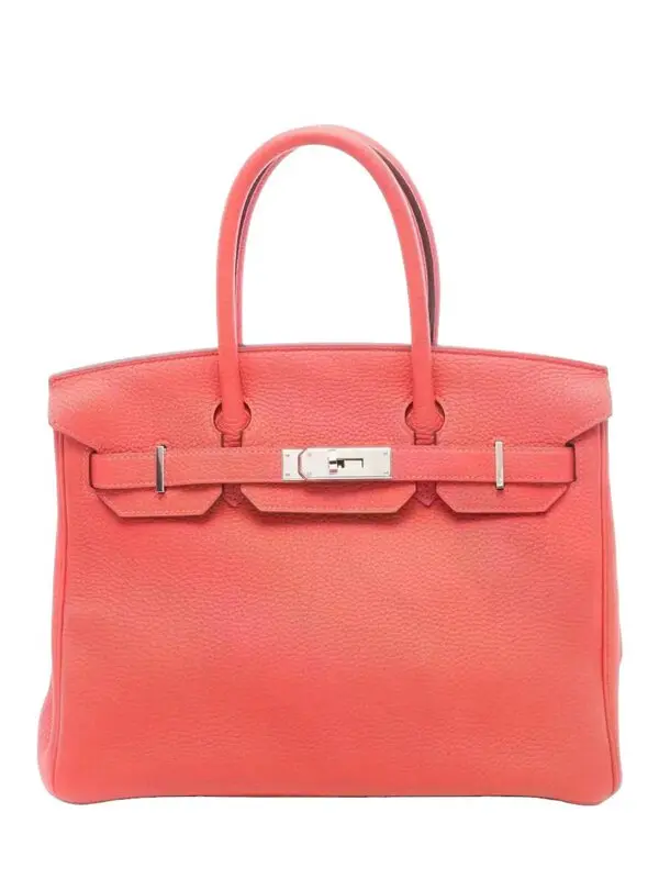 Hermès 30 Birkin Tote Bag - Red