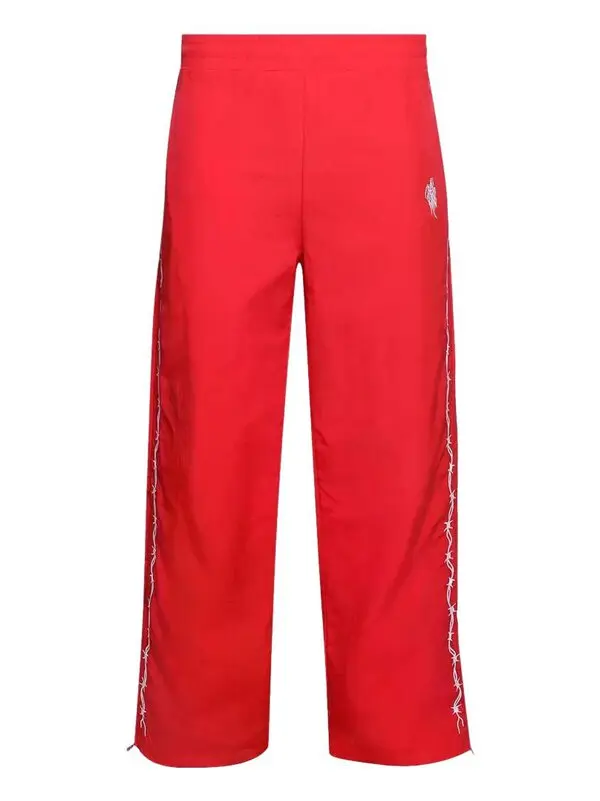 WARREN LOTAS Barbed-wire Track Pants - Red