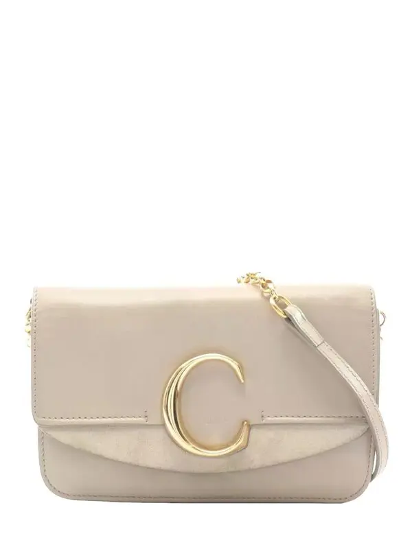 Chloé Beige Leather Shoulder Bag - Neutrals