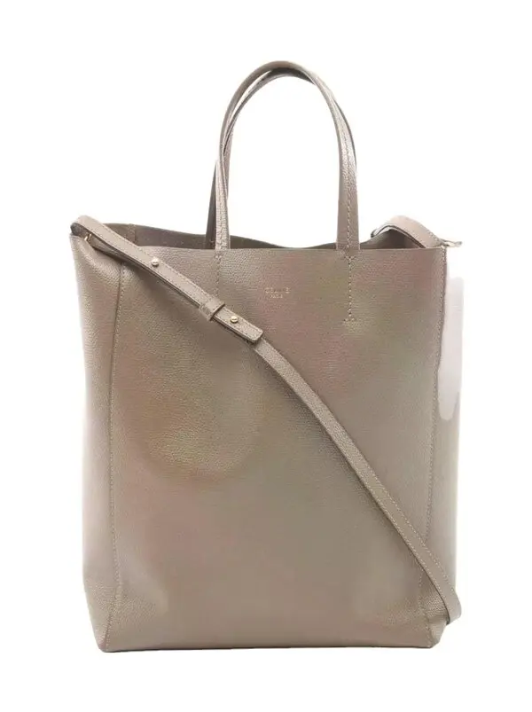 Celine 2000s Vertical Hippopotamus Cabas Tote Bag - Neutrals