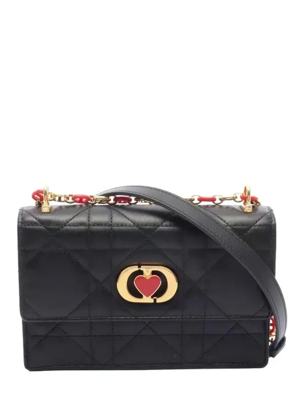 Dior Miss Caro Quilted Crossbody Bag - Black