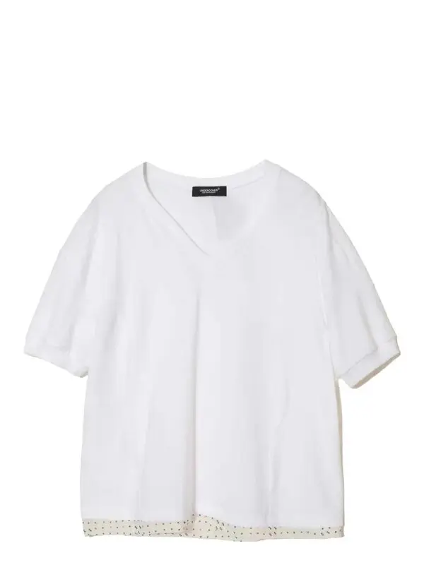 Undercover Layered Hem V-neck T-shirt - White