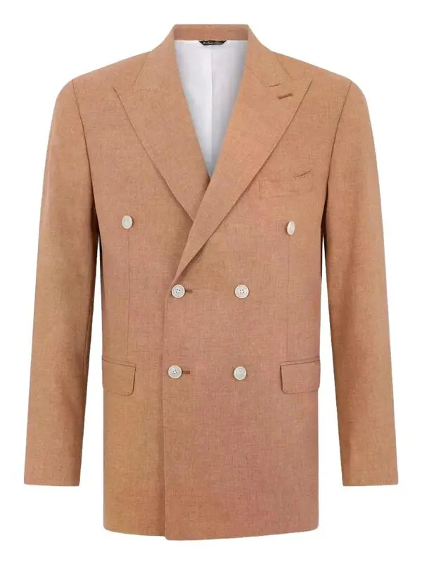 Brooks Brothers Double-breasted Blazer - Orange