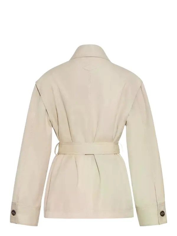 Adam Lippes Brixson Belted Military Jacket - Neutrals
