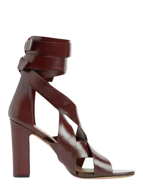 Cynthia Rowley 100mm Cece Sandals - Red
