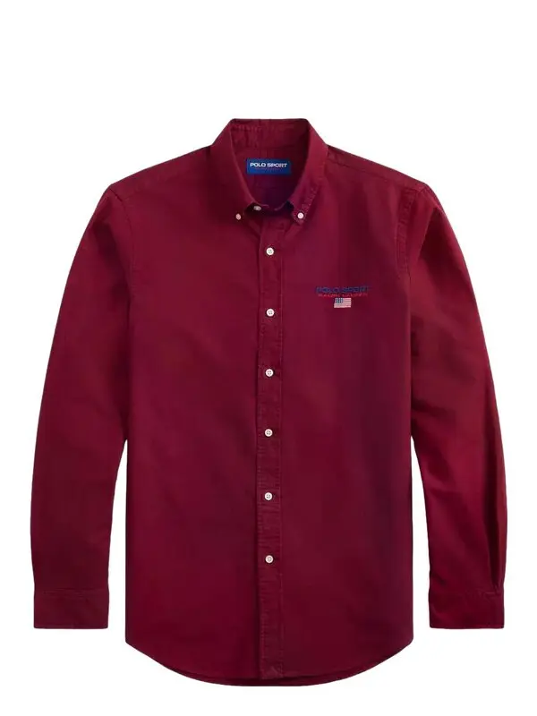 Polo Ralph Lauren Polo Sport Logo-embroidered Shirt - Red