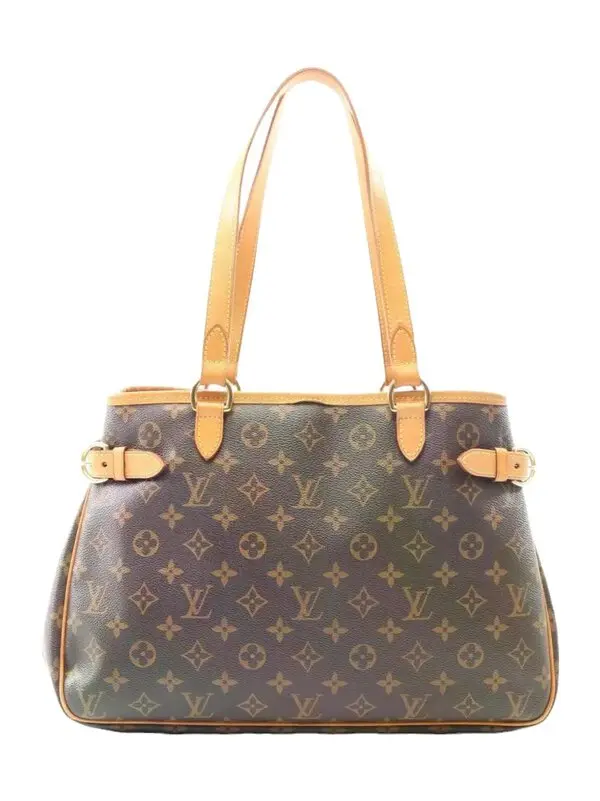 LOUIS VUITTON Batignolles Horizontal Monogram Tote Bag - Brown