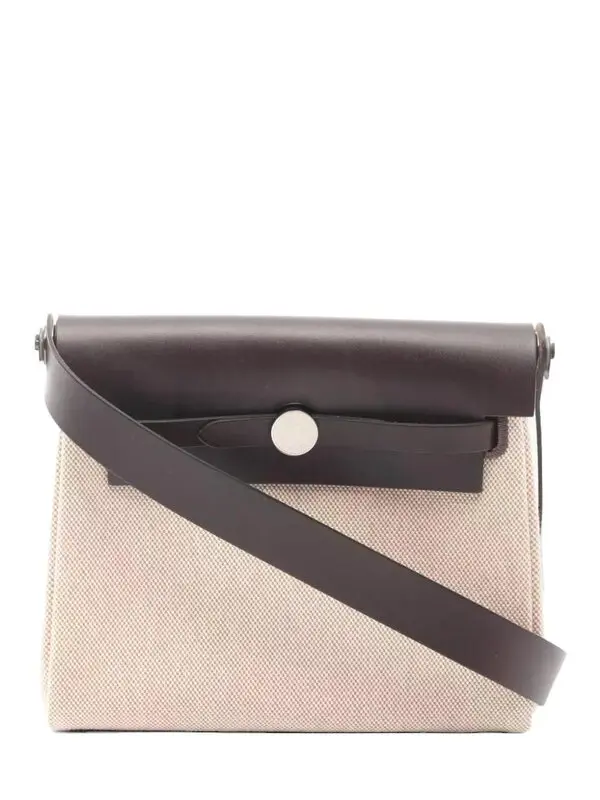 Hermès Mini Herbag Zip Shoulder Bag - Neutrals