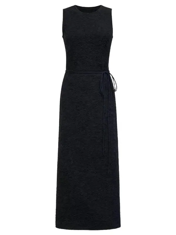 Staud Nema Belted Dress - Black