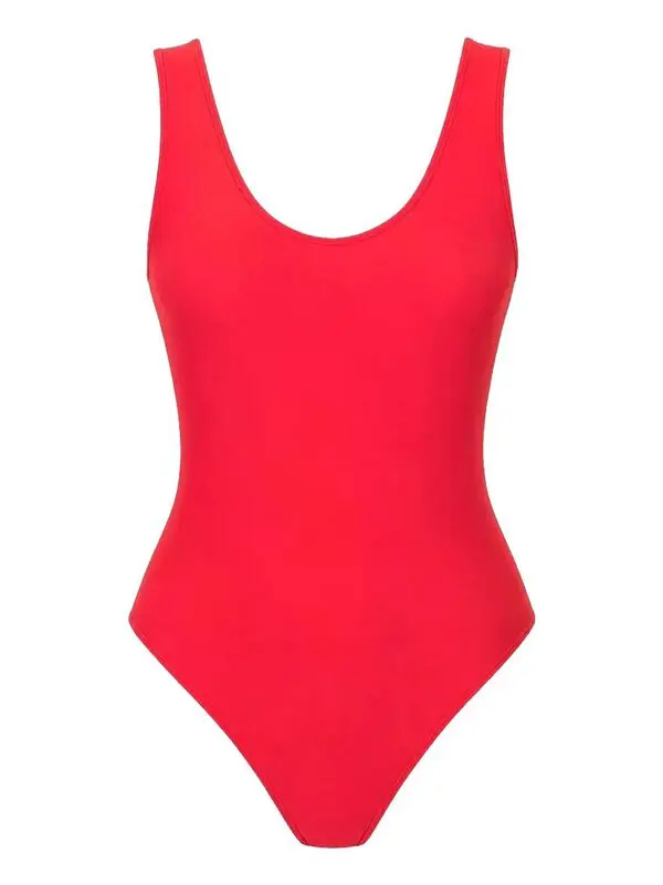AGOLDE Tora Bodysuit In Vermilion - Red