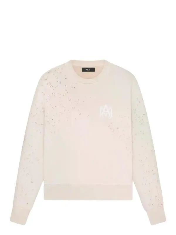 Amiri Shotgun Ma Crew-neck Sweater - Neutrals