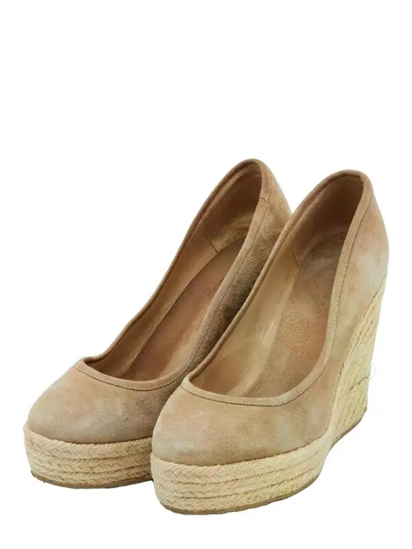 JIMMY CHOO 110mm Wedge Platform Pumps - Neutrals