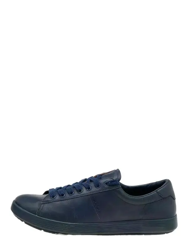 Prada Leather Low-top Sneakers - Blue