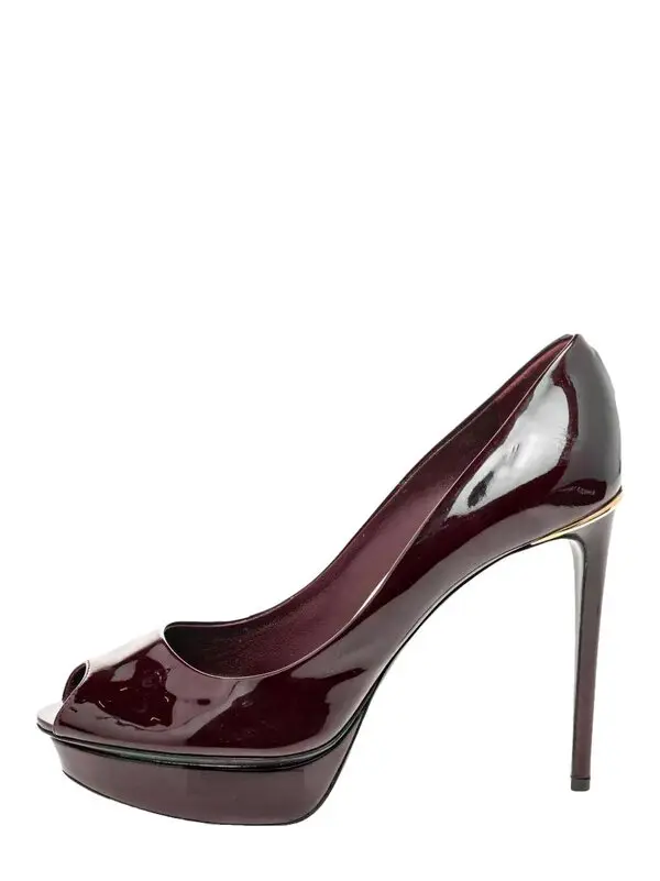 LOUIS VUITTON Eyeline Platform Pumps - Red