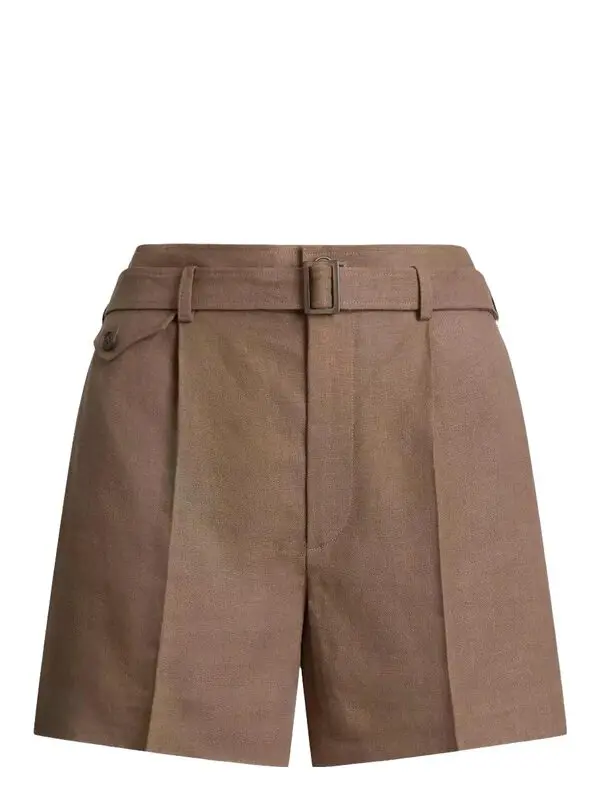 Ralph Lauren Denise Belted Shorts - Brown