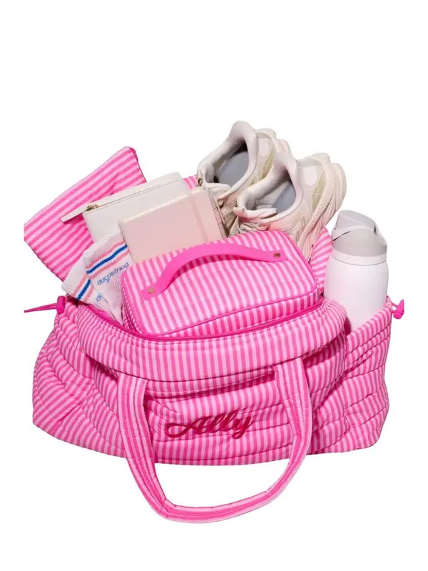 AUGUSTNOA Jenna Palek Weekender Duffle Bag - Pink