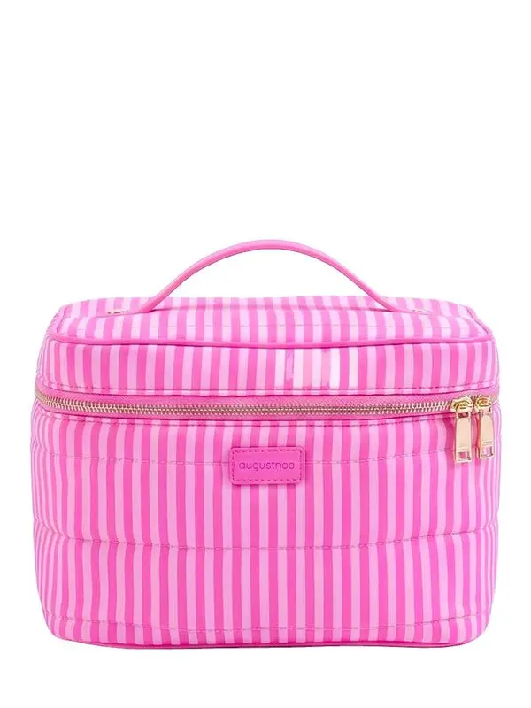 AUGUSTNOA Jenna Palek Padded Makeup Bag - Pink