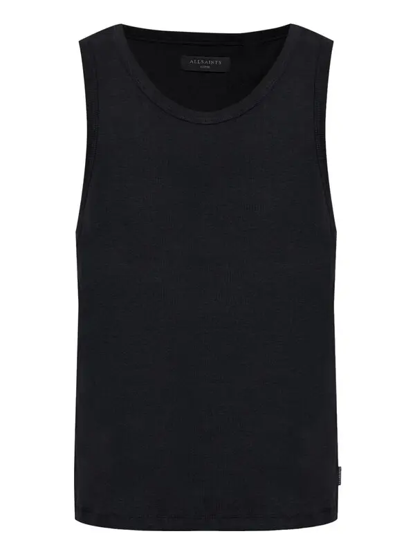 ALLSAINTS Axel Ribbed Tank Top - Black