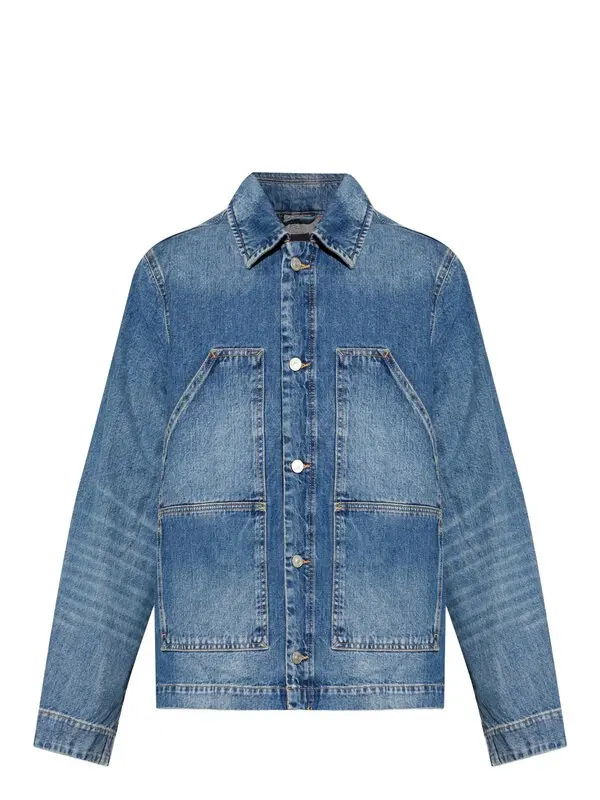 ALLSAINTS Mukesh Denim Jacket - Navy Blue