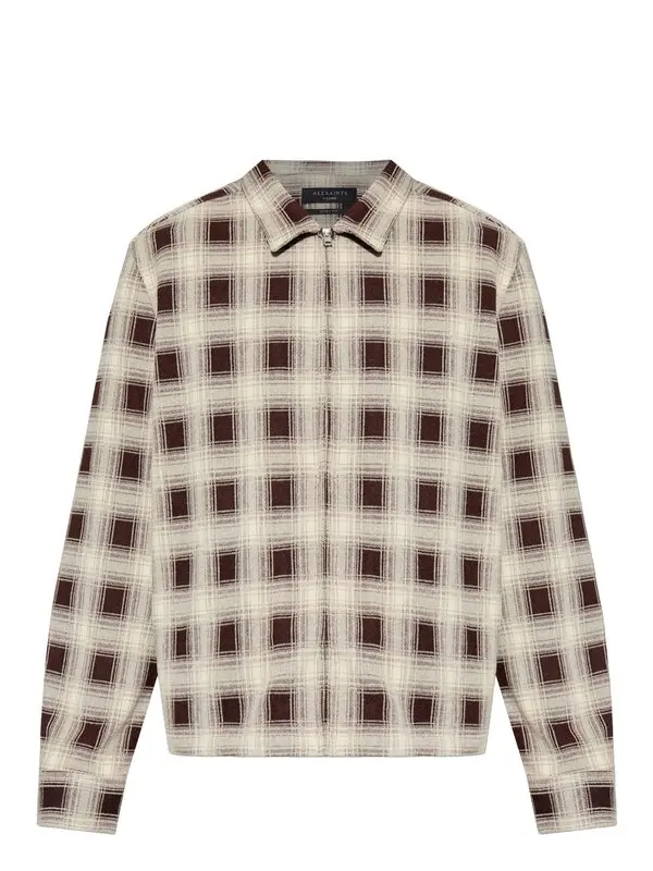 ALLSAINTS Shirt ‘krater - Brown