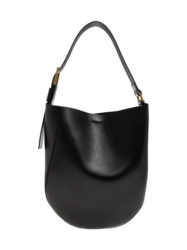 ALLSAINTS Luna Leather Shoulder Bag - Black