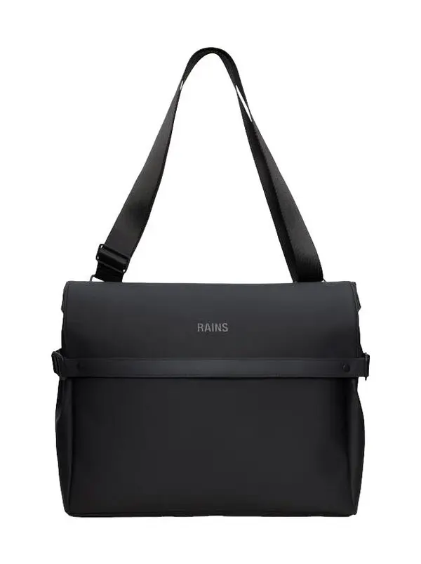 Rains Waterproof Messenger Bag - Black