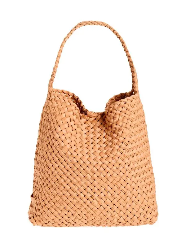 NAGHEDI Medium Nomad Double Weave Hobo Bag - Etna