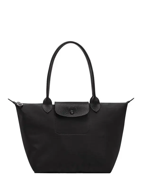 Longchamp Le Pliage One Nylon Shoulder Tote - Black